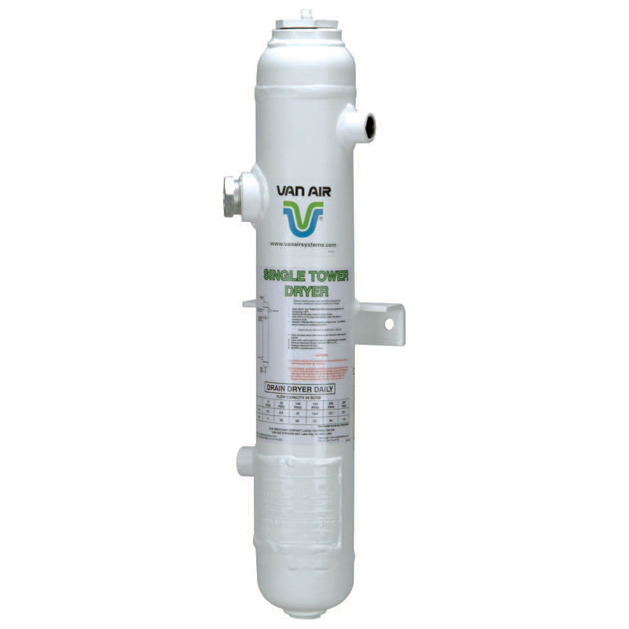 Van Air D4 Freedom Deliquescent Compressed Air Dryer - 10 SCFM