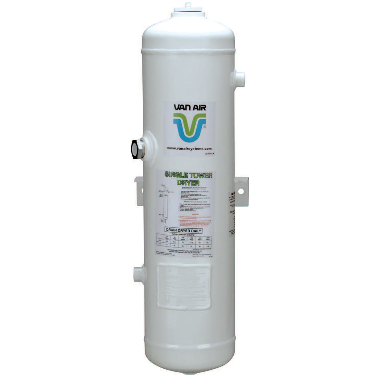 Van Air D8 Freedom Single Tower Compressed Air Dryer - 50 SCFM