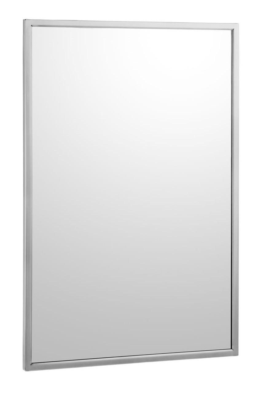 Bobrick B-290 1830 - Welded Frame Mirror - 18" x 30" | Handy Washroom