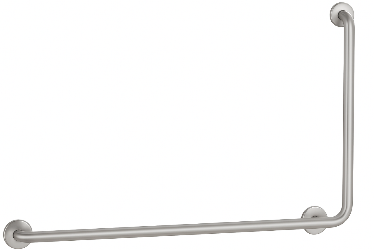 Bobrick B-58546 - L-Shaped Grab Bar - 40"x30" | Handy Washroom