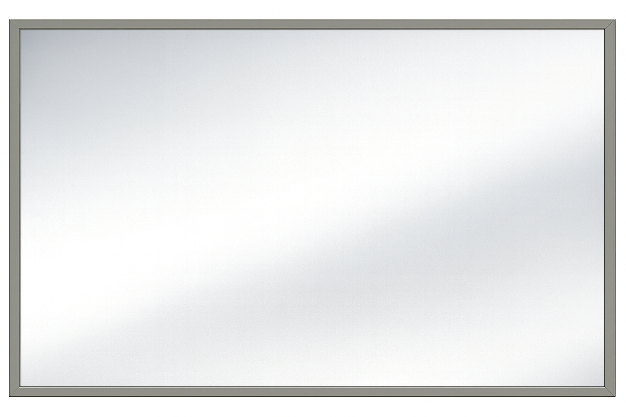 ASI 0620-4840 - Stainless Channel Frame Mirror - 48"W X 40"H | Handy ...