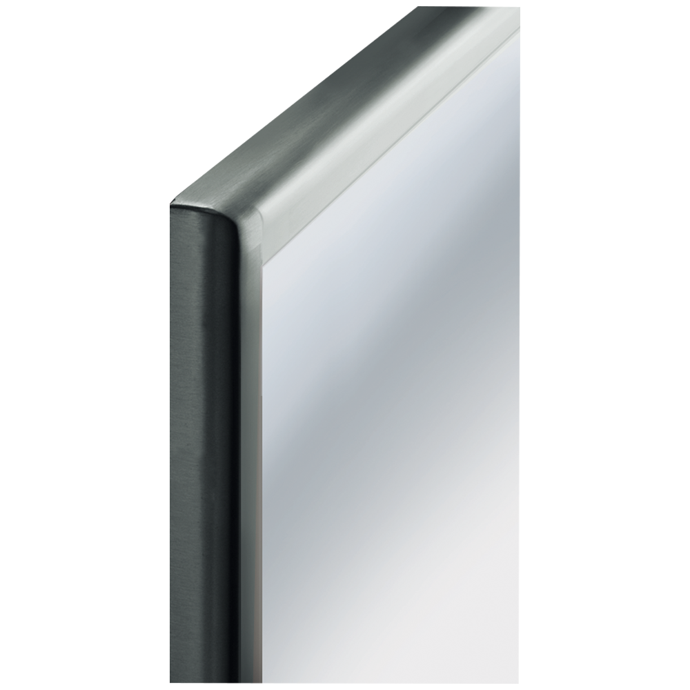 ASI 20650-1830 - Roval Stainless Welded Frame Mirror - 18"W X 30"H ...