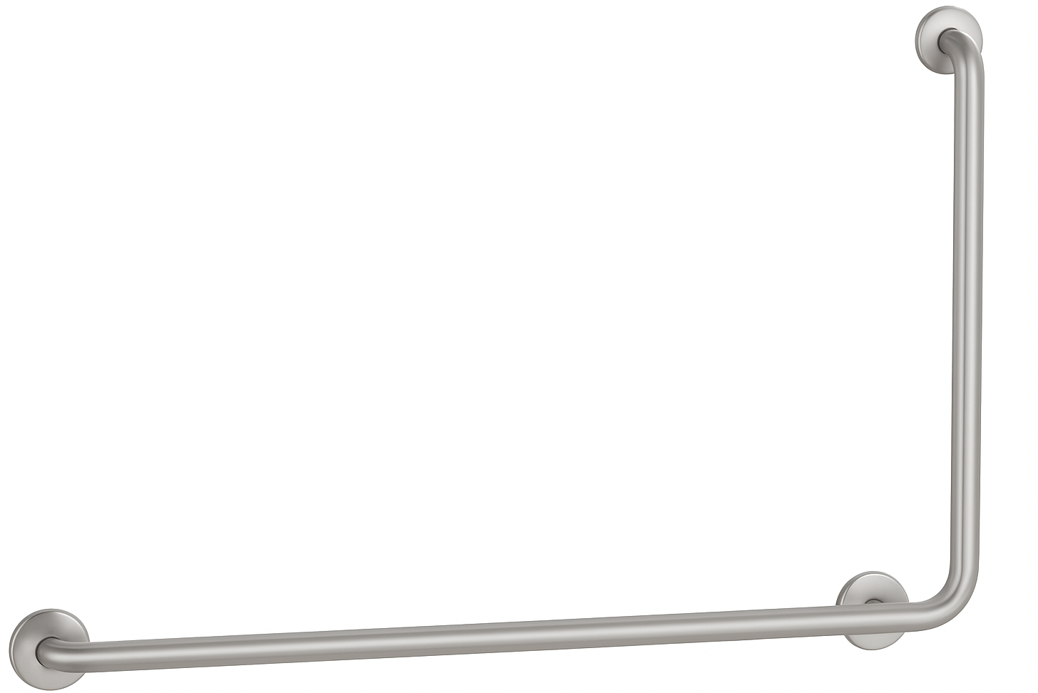 Bobrick B-58546 - L-Shaped Grab Bar - 40"x30" | Handy Washroom