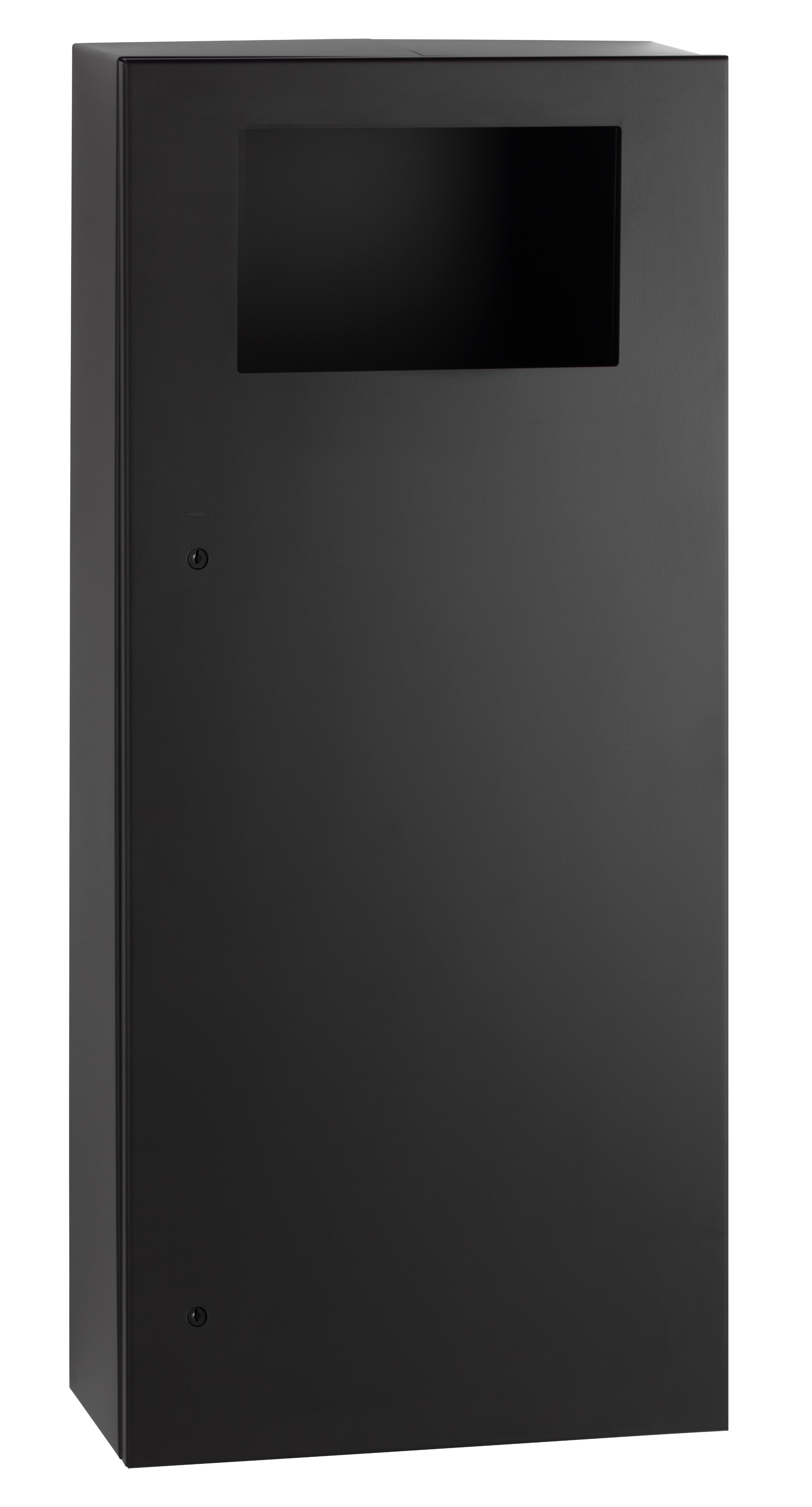 Bobrick B-35649.MBLK - Matte Black Surface Waste Bin | Handy Washroom
