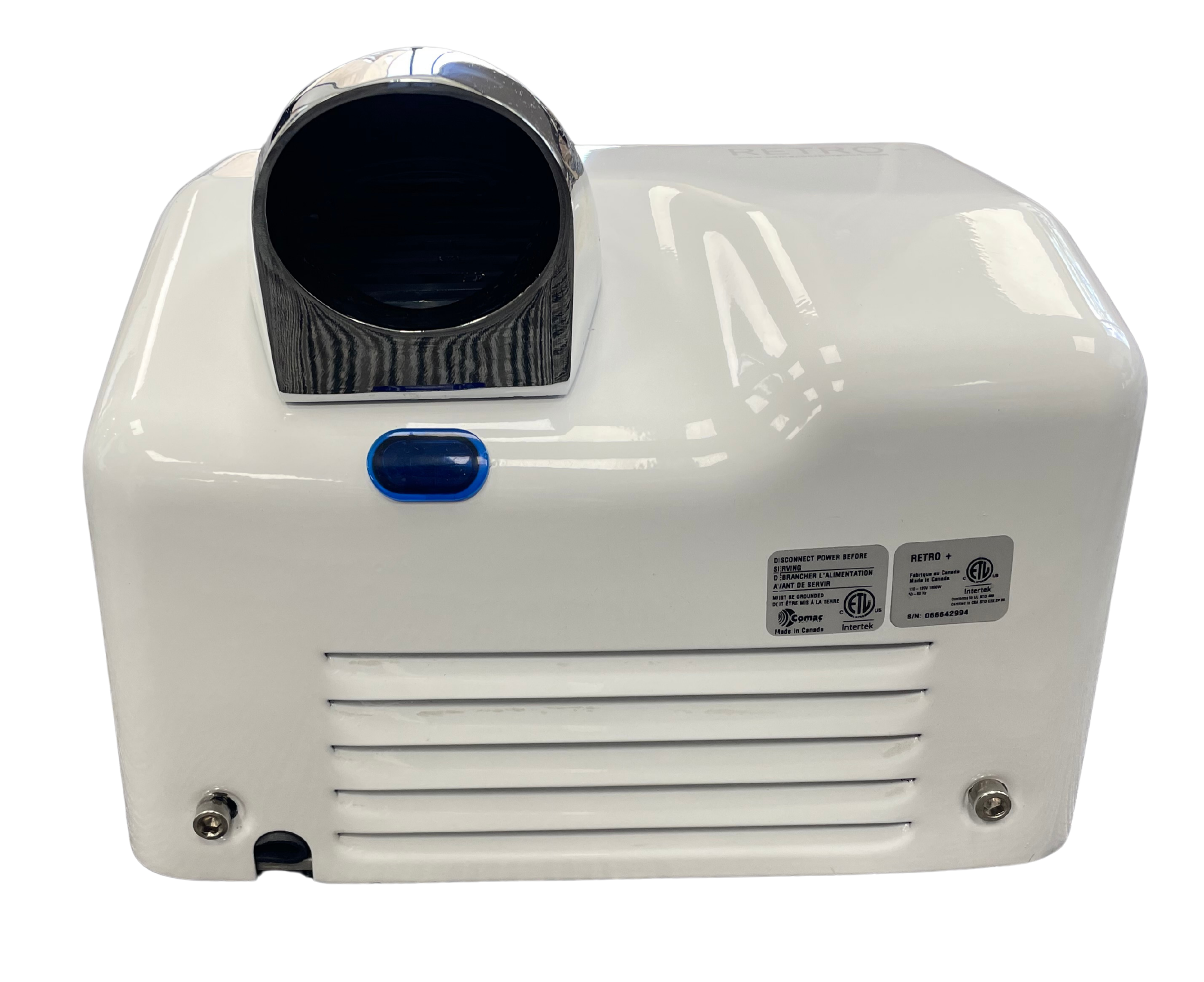 Comac RET+W110V Retro+ Hand Dryer - White - 110-120V | Handy Washroom