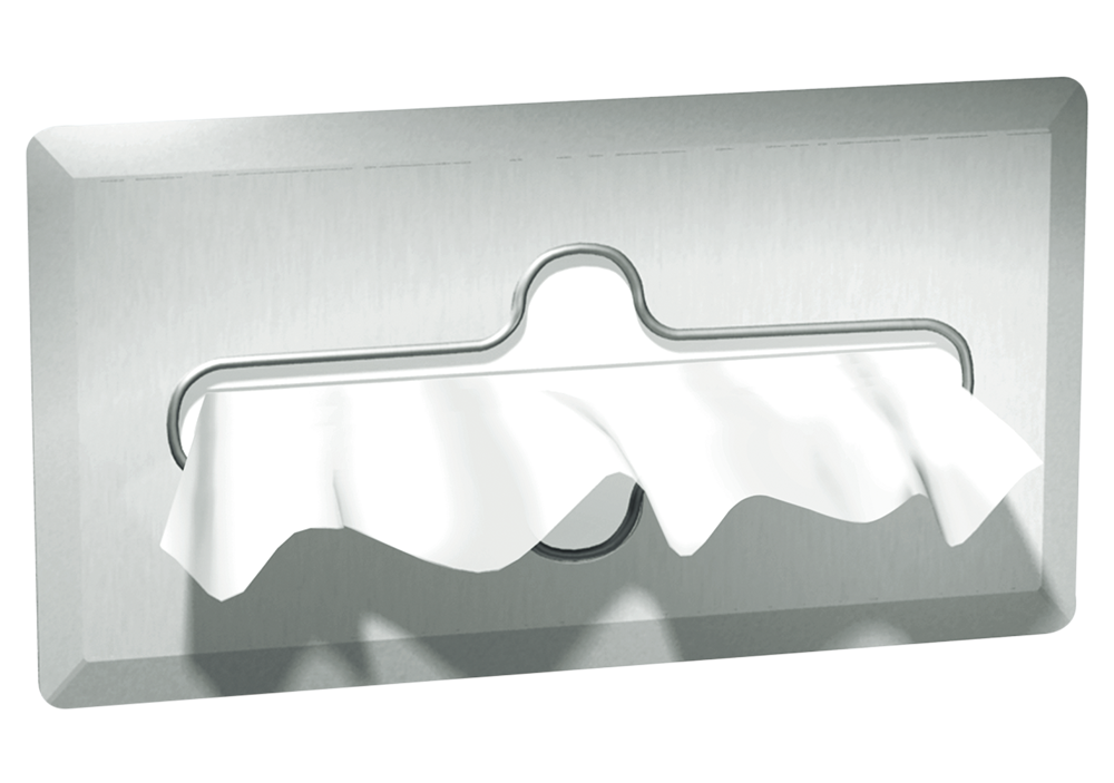 ASI 0259-SS - Recessed Facial Tissue Dispenser - Satin Stainless ...