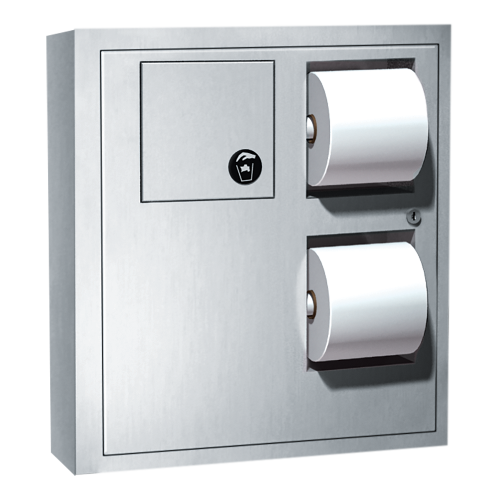 ASI 04833 - Surface Mounted Toilet Tissue Dispenser with Napkin ...