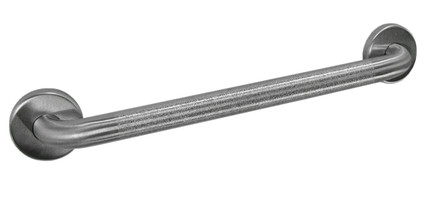 Bobrick B-5806.99x18 - Straight Grab Bar - Peened Grip -18" | Handy ...