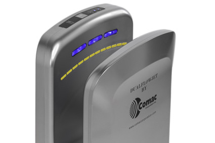 Comac C-500220000 DualFlow Hand Dryer - Silver Brushed - 110-120V ...