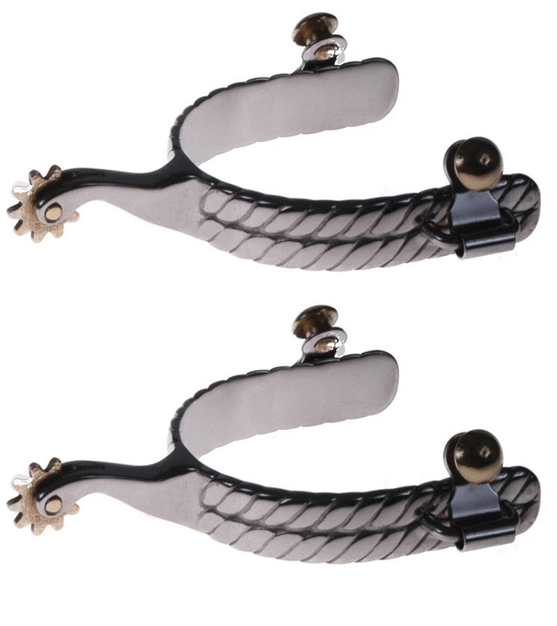 Stainless Steel Spurs 3/4" Braided Band | Jacks Inc