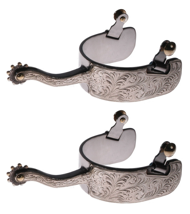 Stainless Steel Offset Show Spurs | Jacks Inc