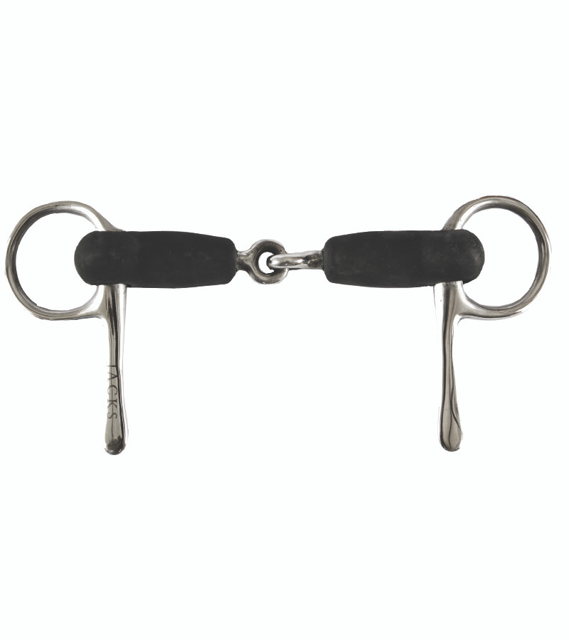 Soft Rubber Half Cheek Snaffle Bit | Jacks Inc