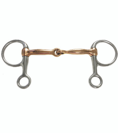 Half Cheek Jointed Copper Snaffle Bit | Jacks Inc