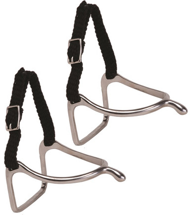 Ergonomic Stainless Steel Spurs with Knob End | Jacks Inc