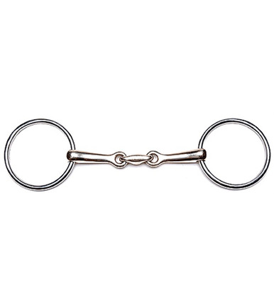 German Silver Horizontal Elliptical Link Bit | Jacks Inc