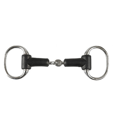 Rubber Jointed Eggbutt Snaffle Bit | Jacks Inc