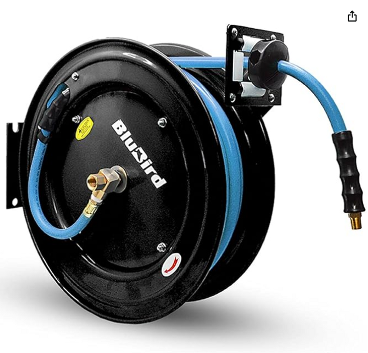 BluBird BBR1250 Retractable Rubber Air Hose Reel BluBird BBR1250 Retractable Rubber Air Hose Reel
