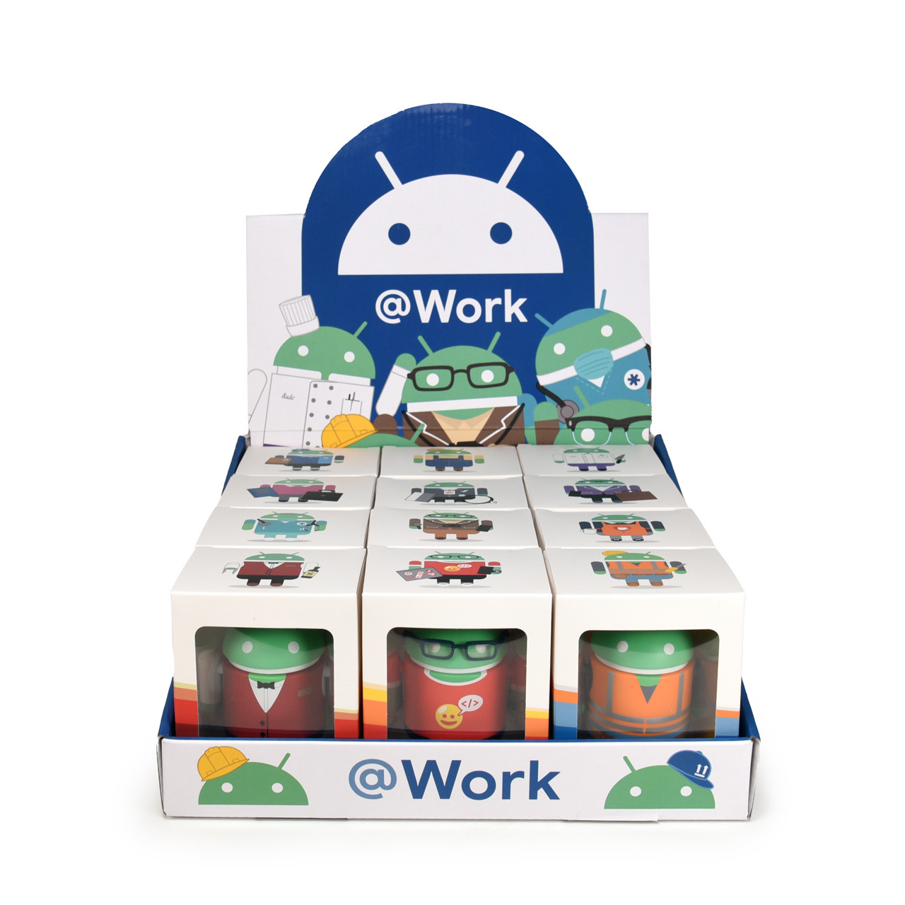 Android mini collectible figures Android @Work career worker theme series