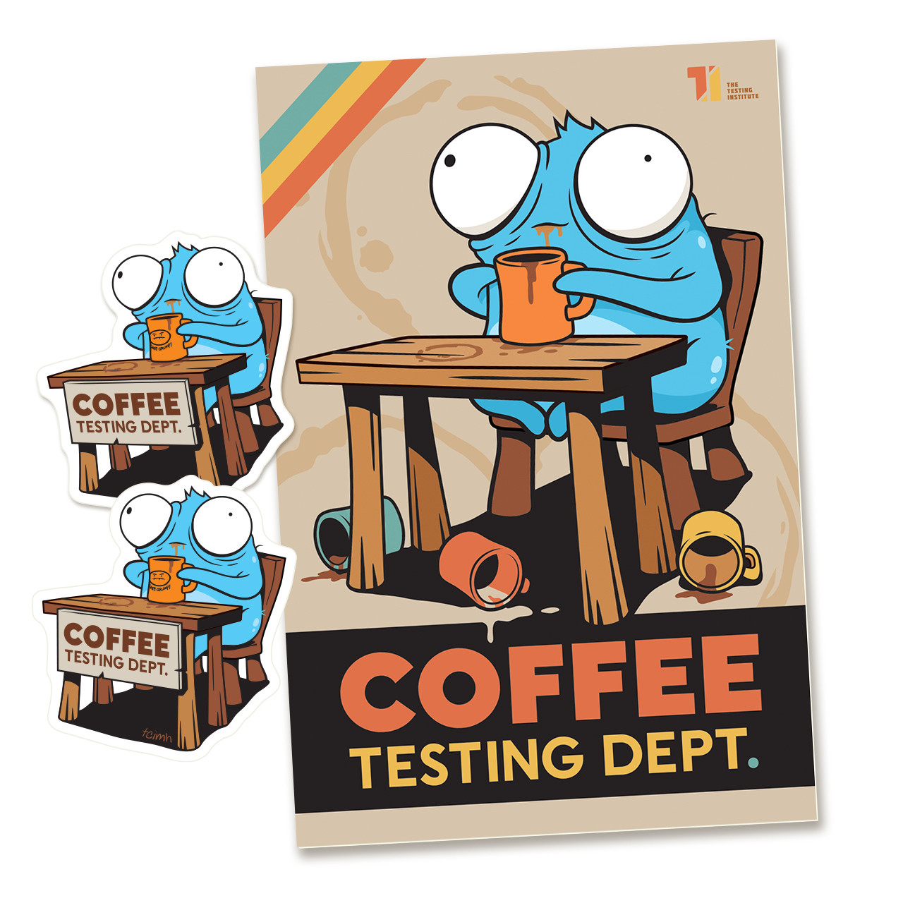 Coffee Testing Dept. Print (Latte Limited Edition)