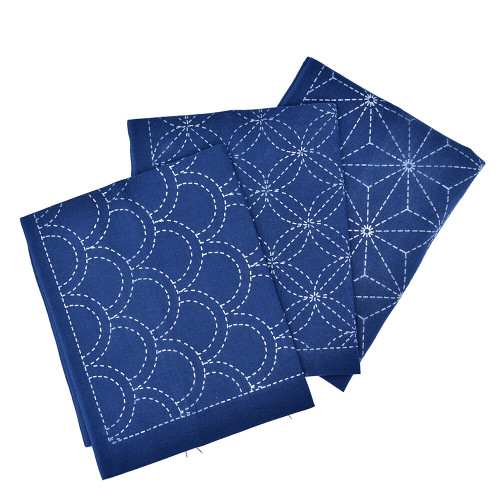 Sashiko Design #14 Manji Tsunagi - Pinwheels