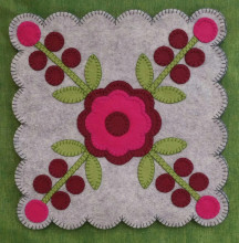 Rose of Sharon Block #1 - Pinwheels
