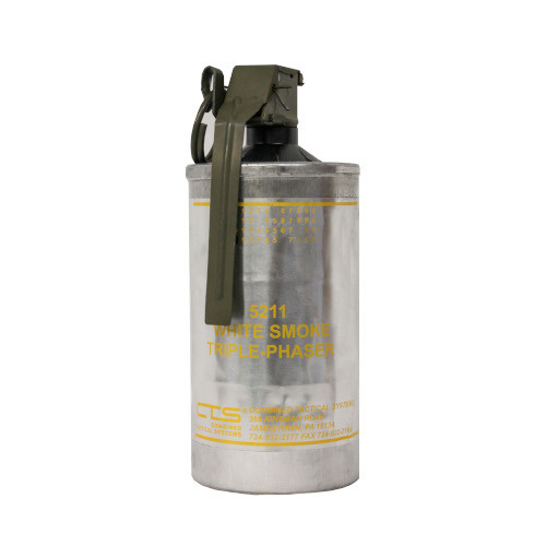 CTS 5211 Triple Phaser White Smoke Canister Grenade
