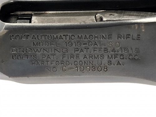 Colt 1919 BAR .30-06 Machine Gun | Transferable