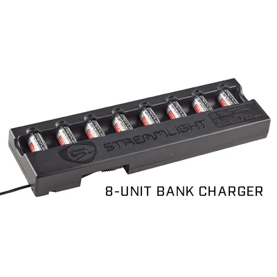 Streamlight 8-Unit SL-B9 Bank Charger - 12V DC - Includes (8) SL-B9 ...