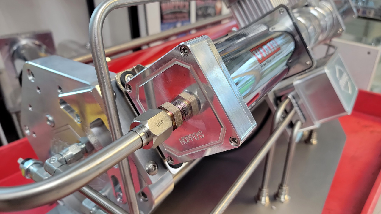 Viair compressor billet wire cover - Hoppo's Custom Suspension Works ...