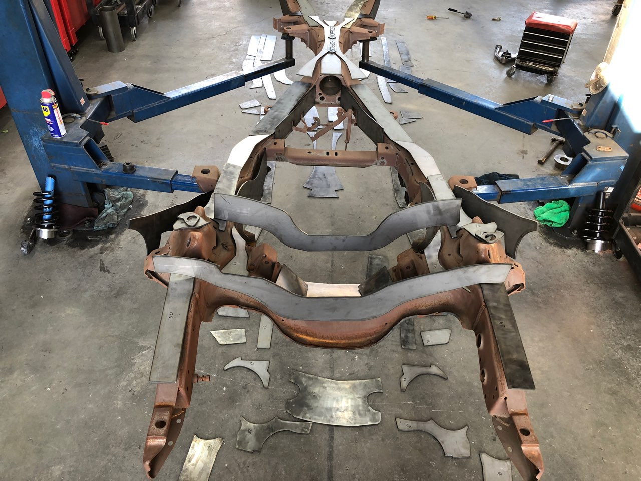 59-64 Impala Convertible Reinforcement Kit - Hoppo's Custom Suspension ...