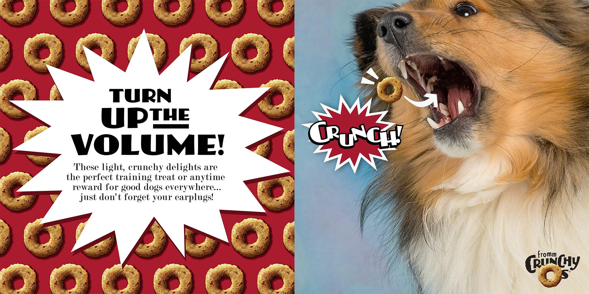 Fromm Crunchy Os Pot Roast Punchers Multigrain Dog Treats, 26 oz