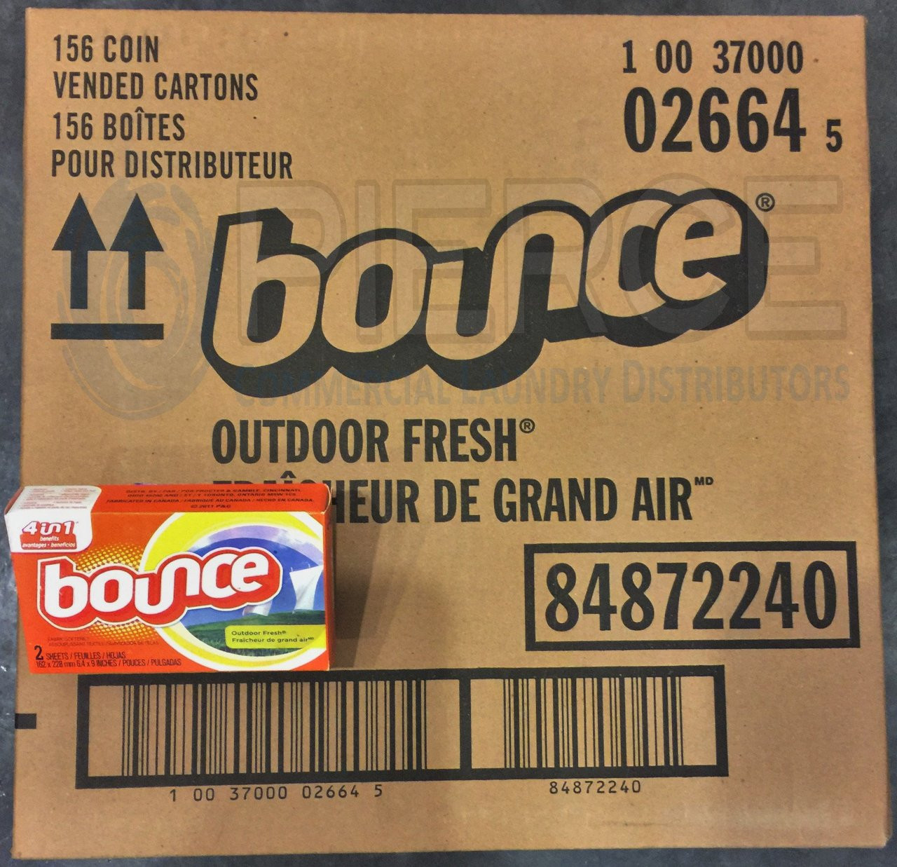 Bounce® Dryer Sheets Coin Vend - Pierce Commercial Laundry Distributors