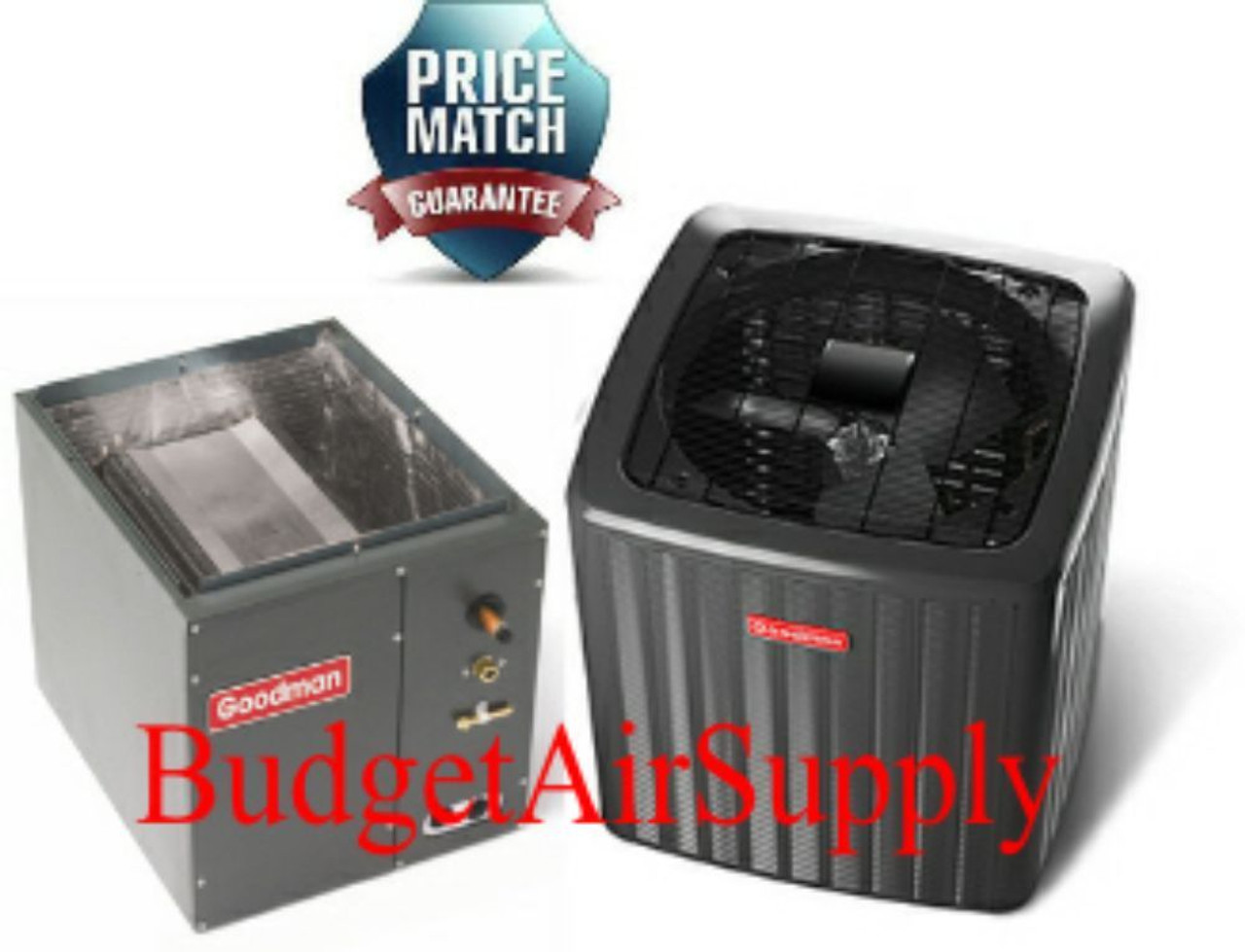 Goodman 3 5 Ton 14 Seer 80 80k Btu Gas Furnace Split System Uplow