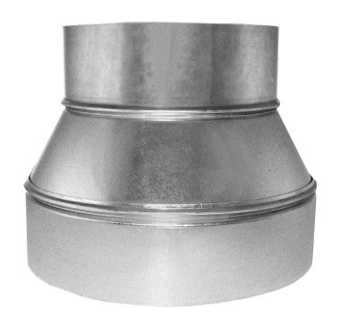 14" - 12" Metal Duct Reducer