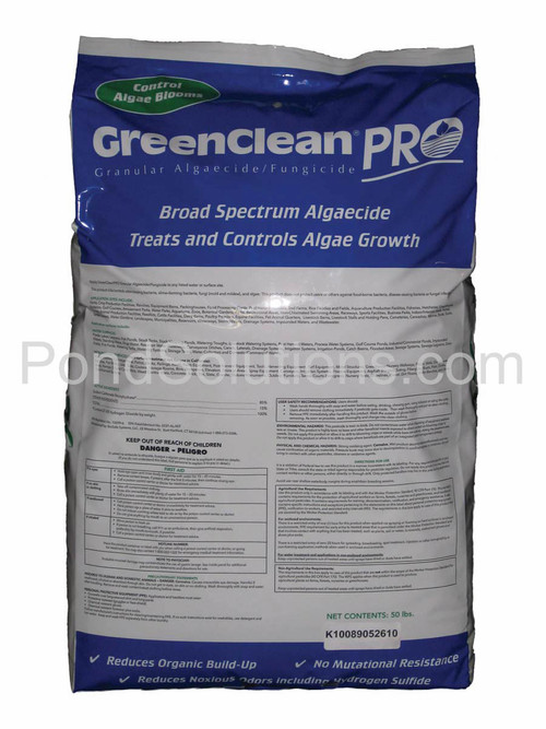 GREENCLEAN Pro 50 lbs - Super Powerful Formula to Kill Algae Now