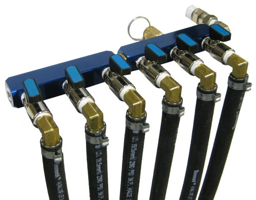 Air Compressor Valved Outlet Assembly 6 Outlets