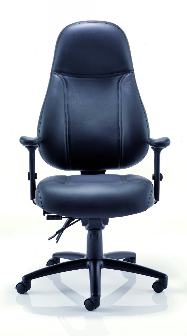 Cheetah Ergonomic 24 Hour Leather Task Chair - Bentons Office Supplies