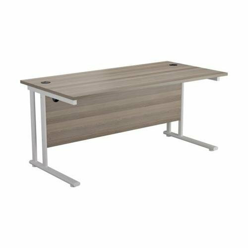 Sorrento Rectangular Desk Workstation 1400mm Wide & Mobile Pedestal ...