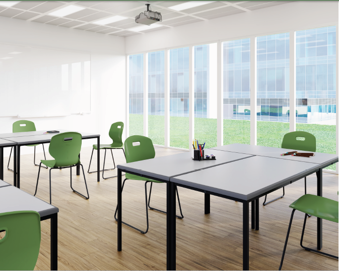 Rectangular Education School Classroom T Table - Bentons Office Supplies