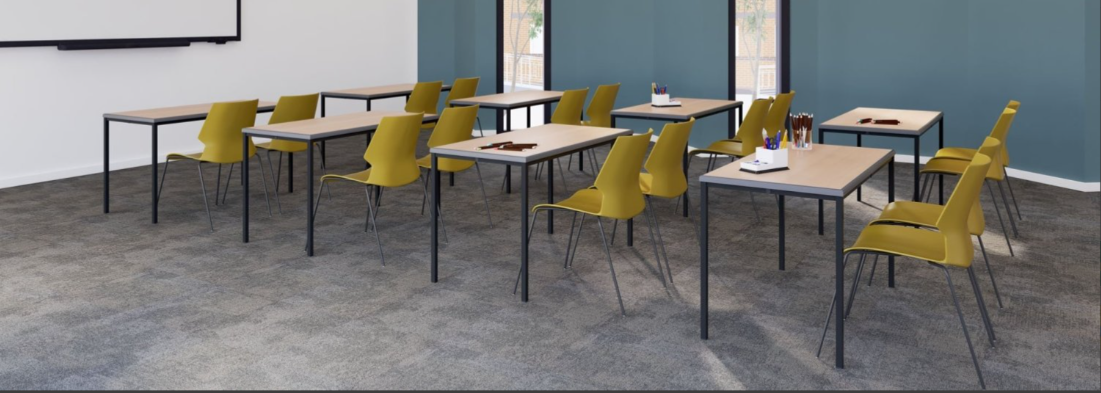 Rectangular Education School Classroom T Table - Bentons Office Supplies