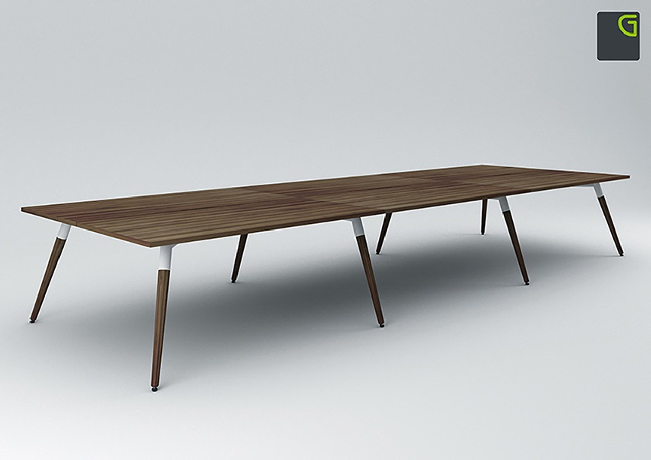 Gresham Moment Rectangular Steel Leg Boardroom Meeting Room Leg Table ...
