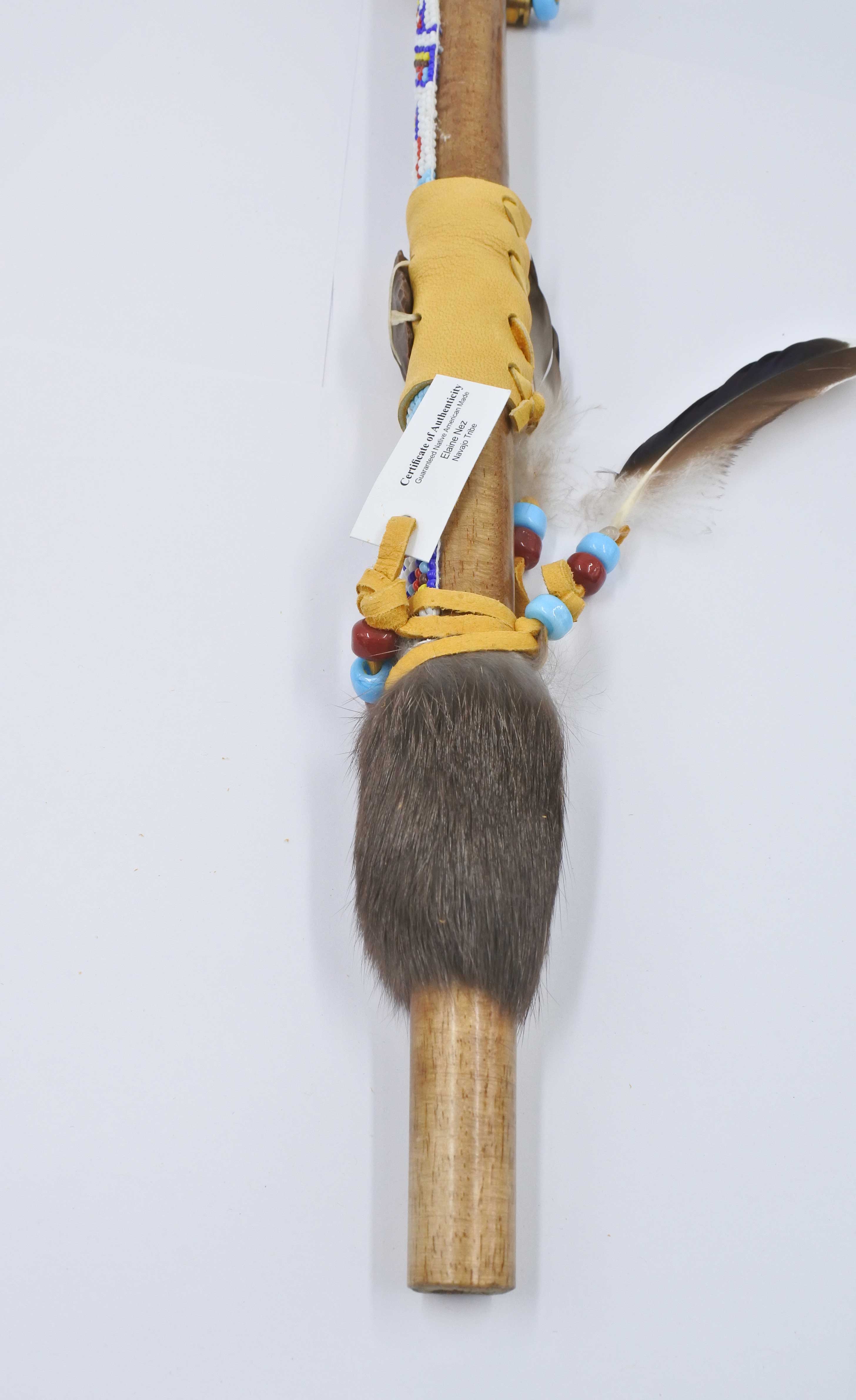 Authentic Native American Navajo Peace Pipe Handcrafted 17" Long - All ...