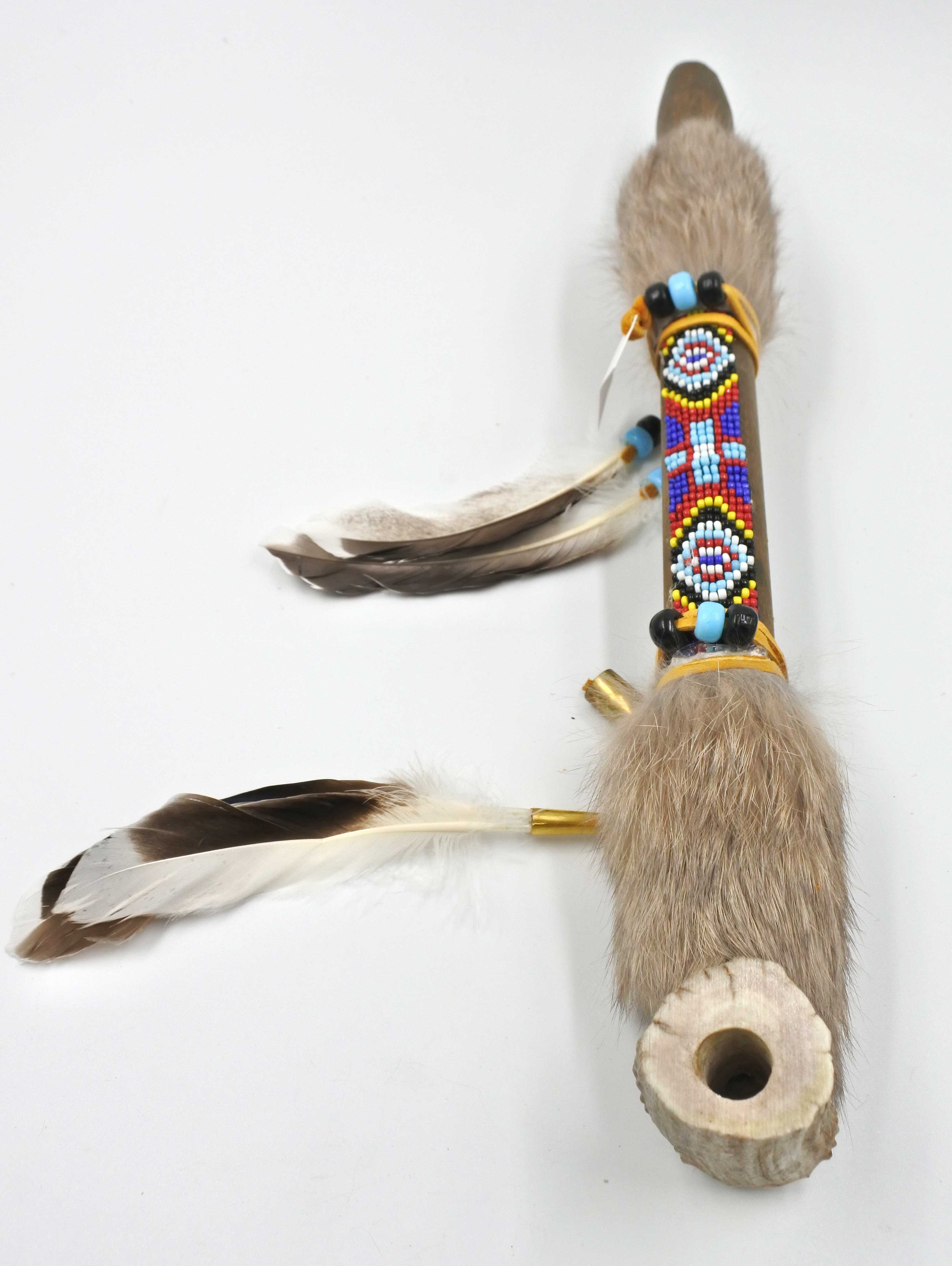 Native American Handmade Peace Pipe Smokable