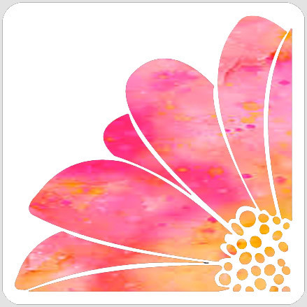 Three Diamonds Stencil - A Colorful Life Designs