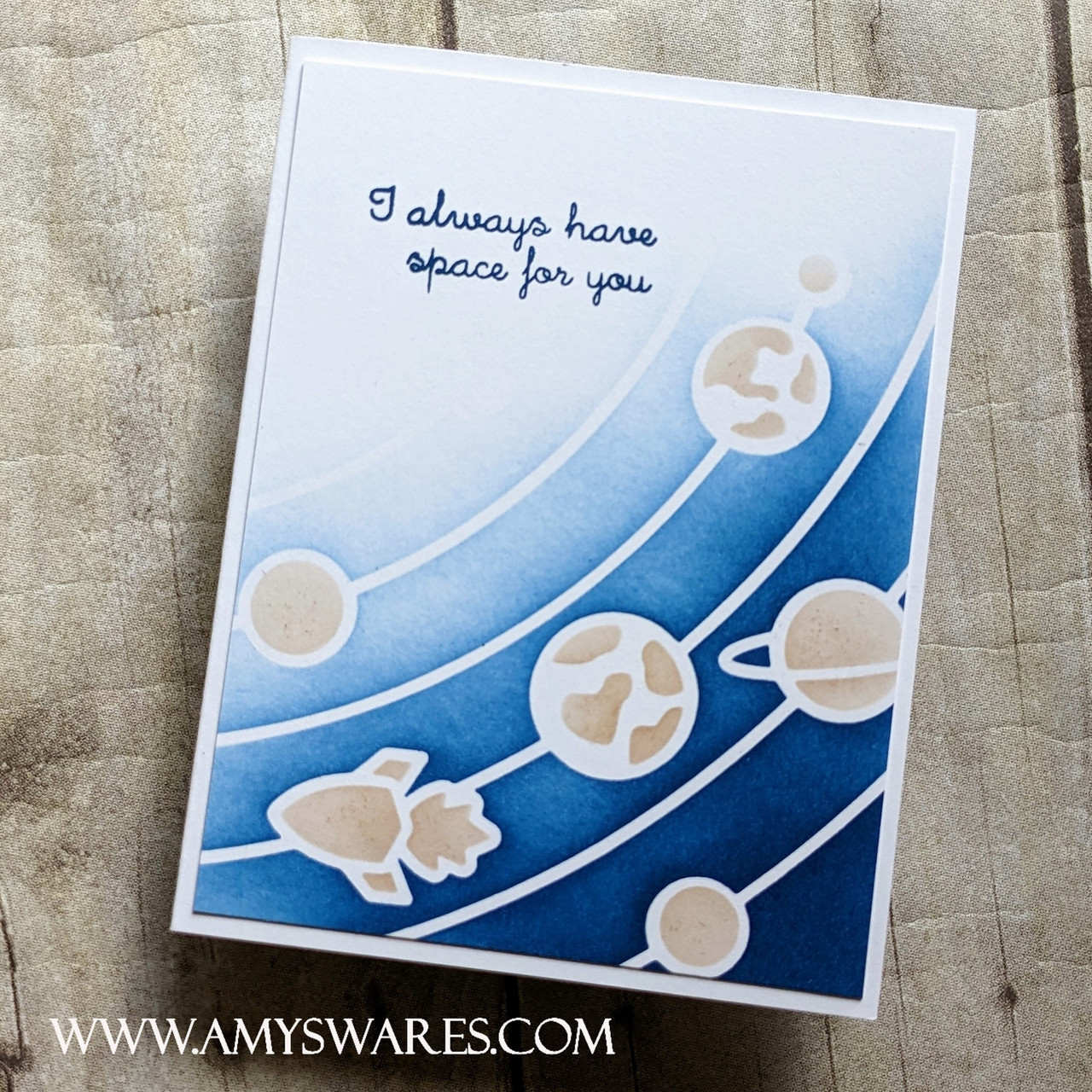 Layered Solar System Stencil - A Colorful Life Designs