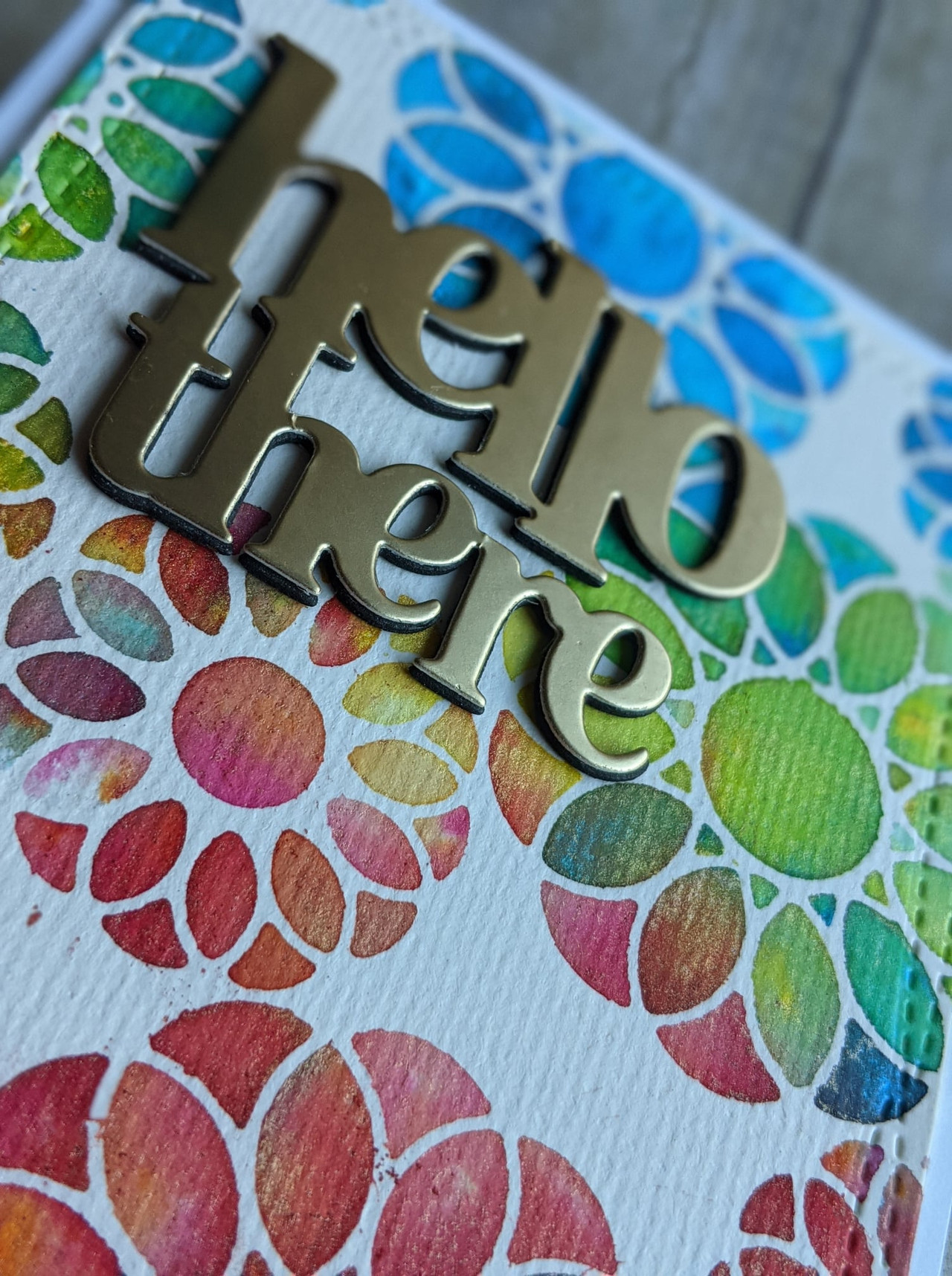 Spiro Flowers Stencil - A Colorful Life Designs