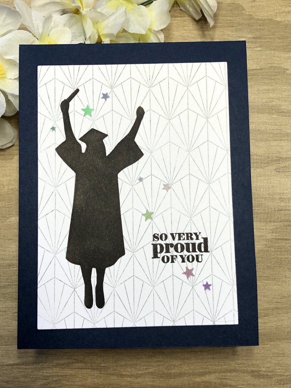 Girl Graduate Stencil - A Colorful Life Designs