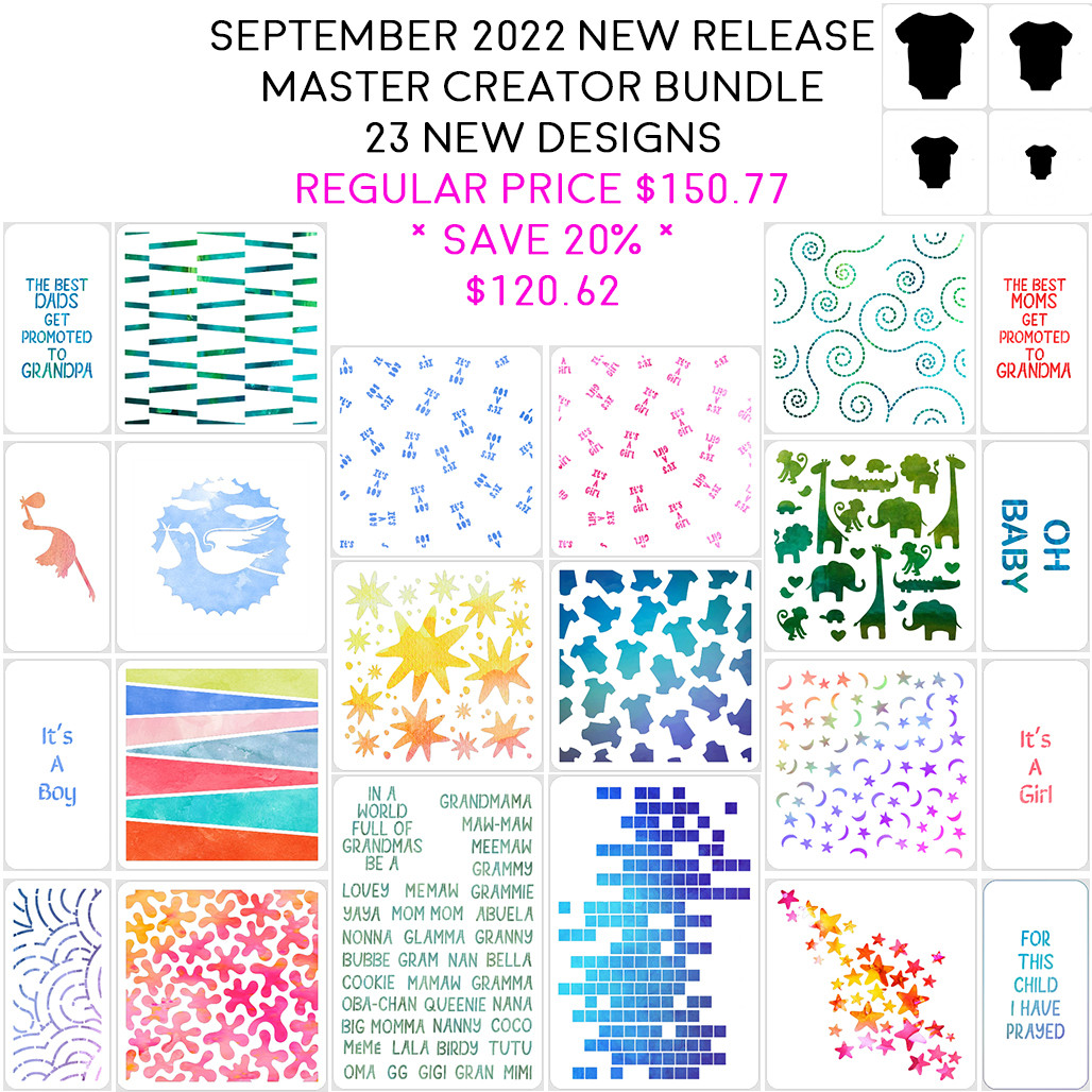 Master Creator Bundle September 2022 - A Colorful Life Designs