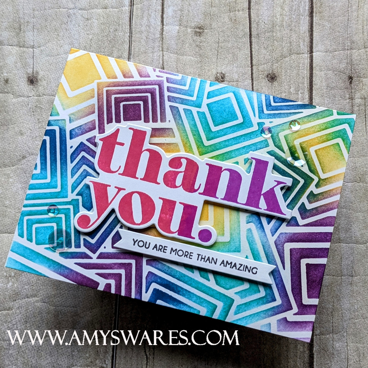 Square Frames Stencil - A Colorful Life Designs