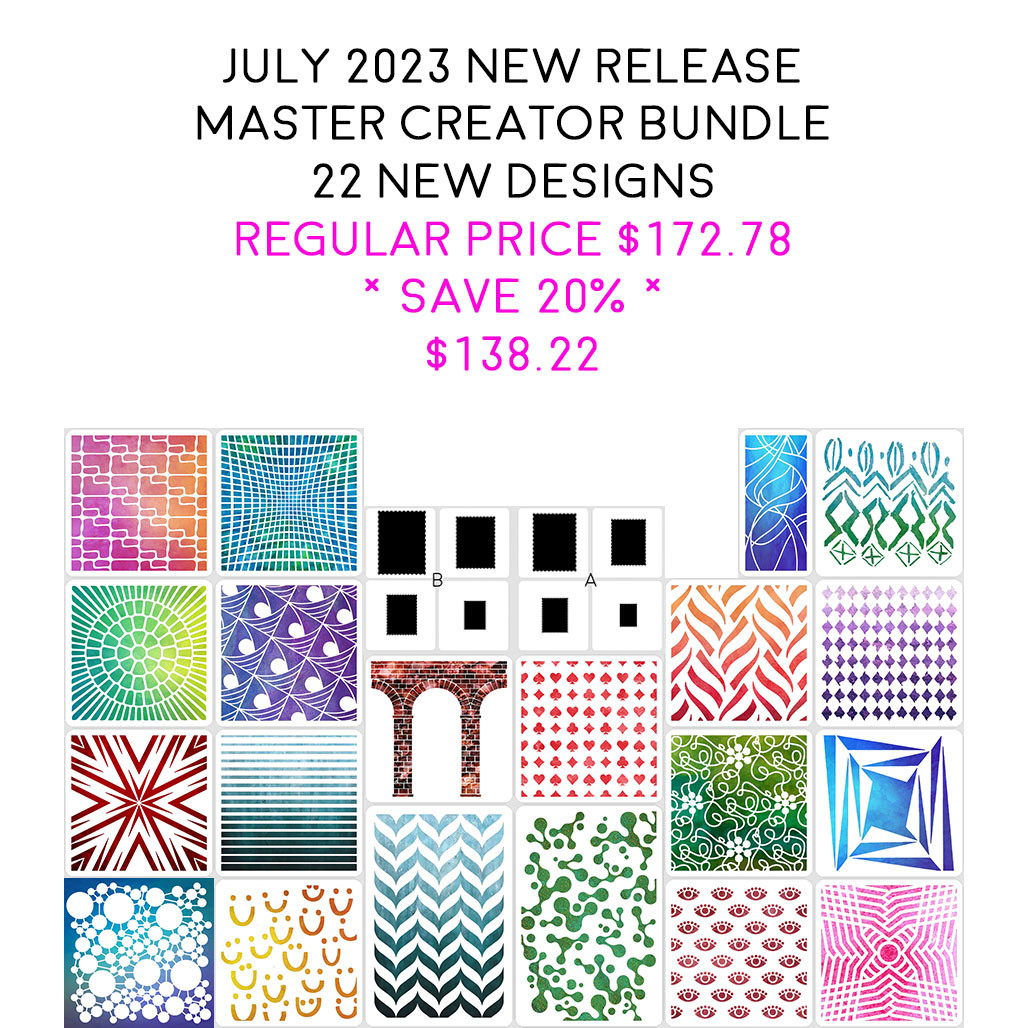 Master Creator Bundle July 2023 - A Colorful Life Designs